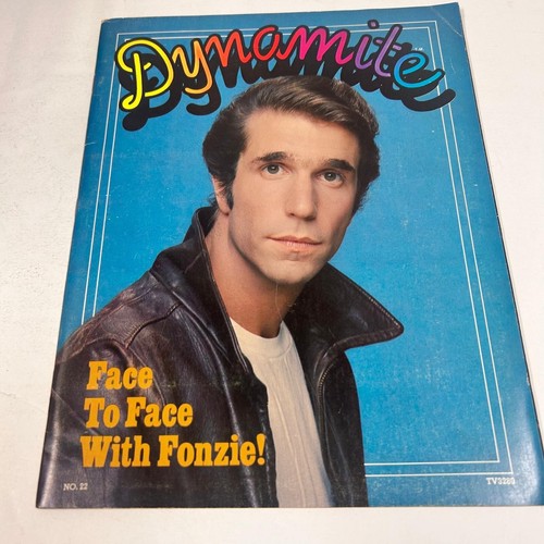 Vintage Dynamite Magazine #22 The Fonz 1976 Henry Winkler | eBay