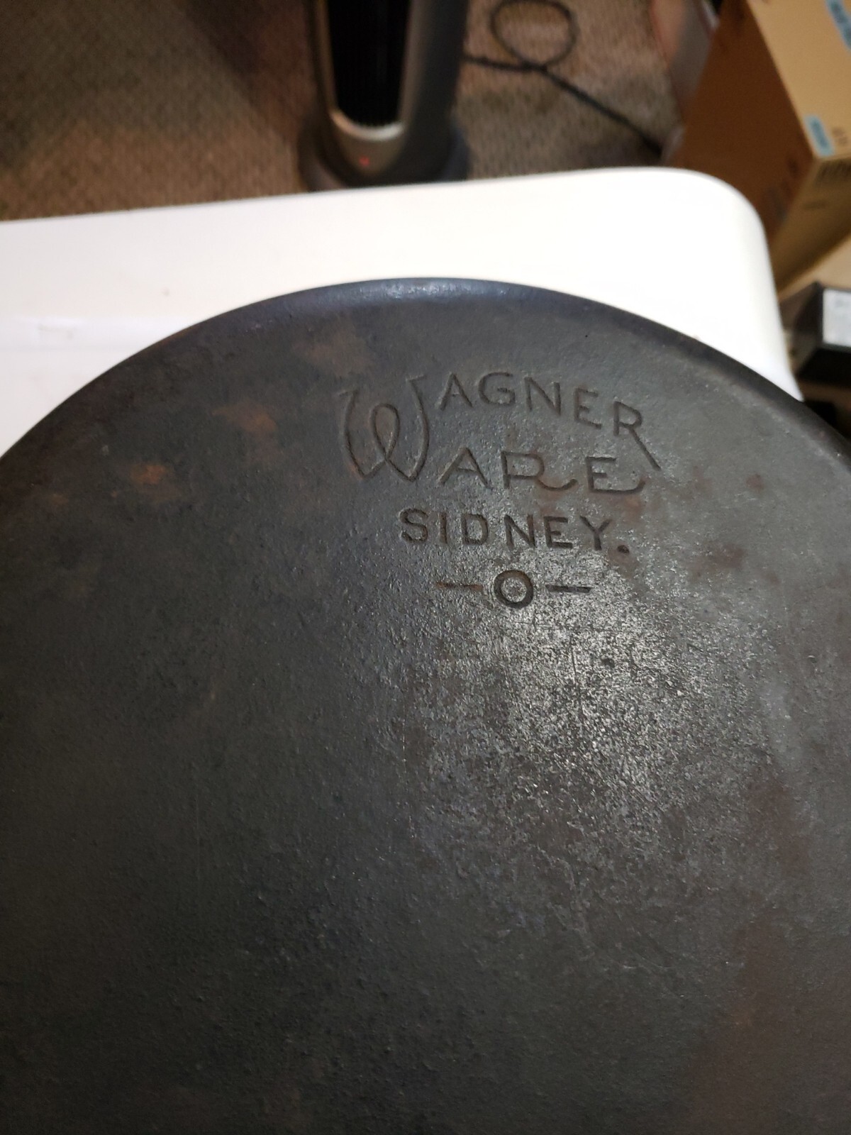 Vintage Wagner Ware Sidney O 1268 J Cast Iron Dutch Oven Pot No Lid ...