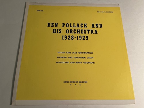 Ben Pollack And His Orchestra 1928-1929~Green Vinyl~Jazz~Quick Shipping ...