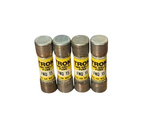 Lot Of 4 Bussman Tron FNQ-15 Time Delay Fuse 500V | eBay