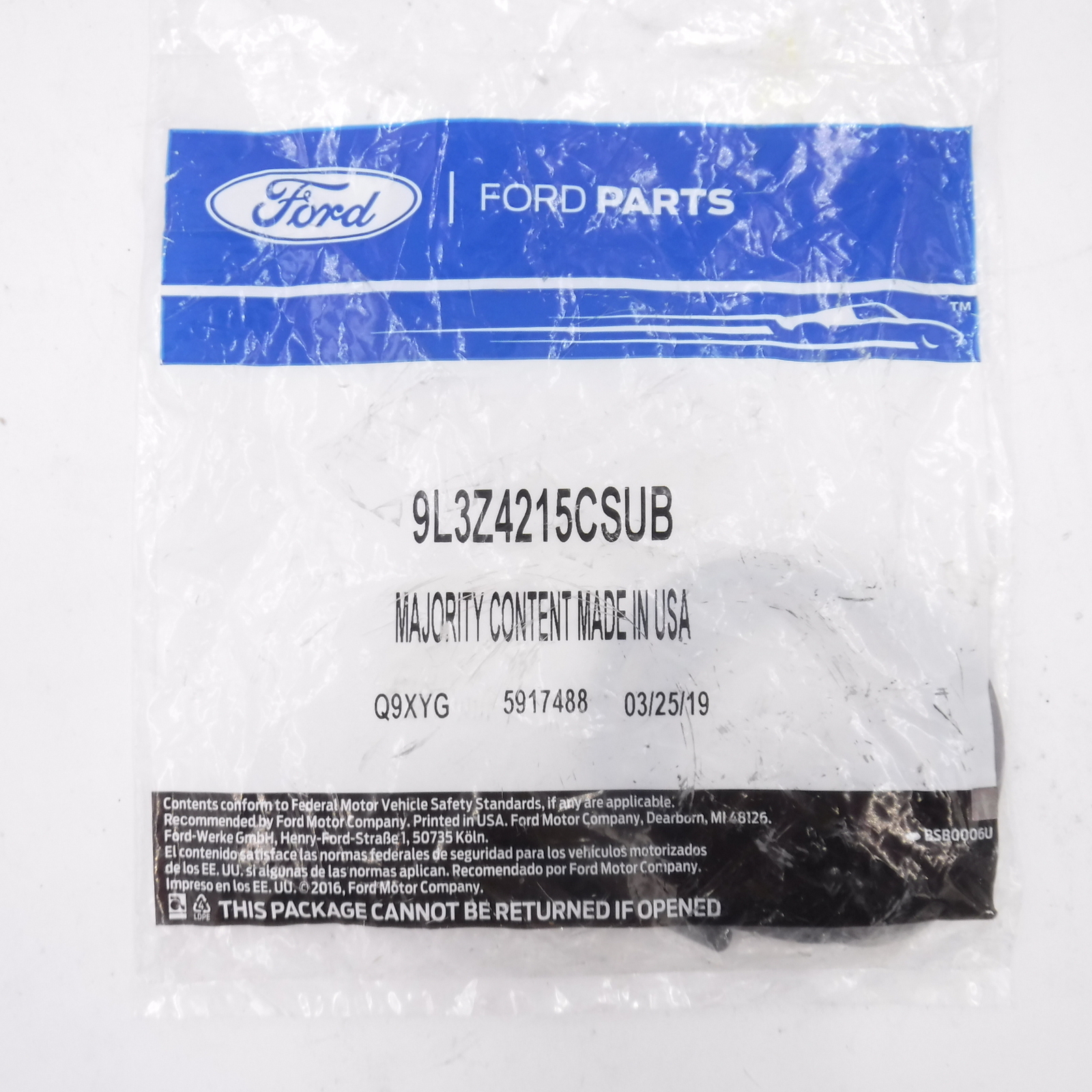 OEM Ford Hardware Kit for Differential Shaft Pinion Gear Kit 4215, 9L3Z ...