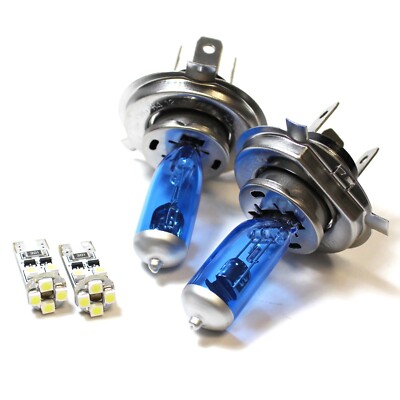 VW Vento 1H2 H4 501 100w Super White Xenon High/Low/Canbus LED Side ...