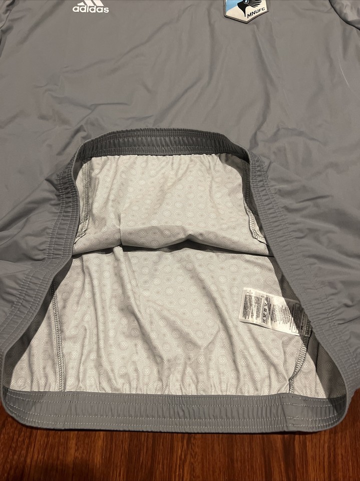 Adidas Men’s Minnesota United Soccer Pullover Climastorm Rain Jacket XL ...