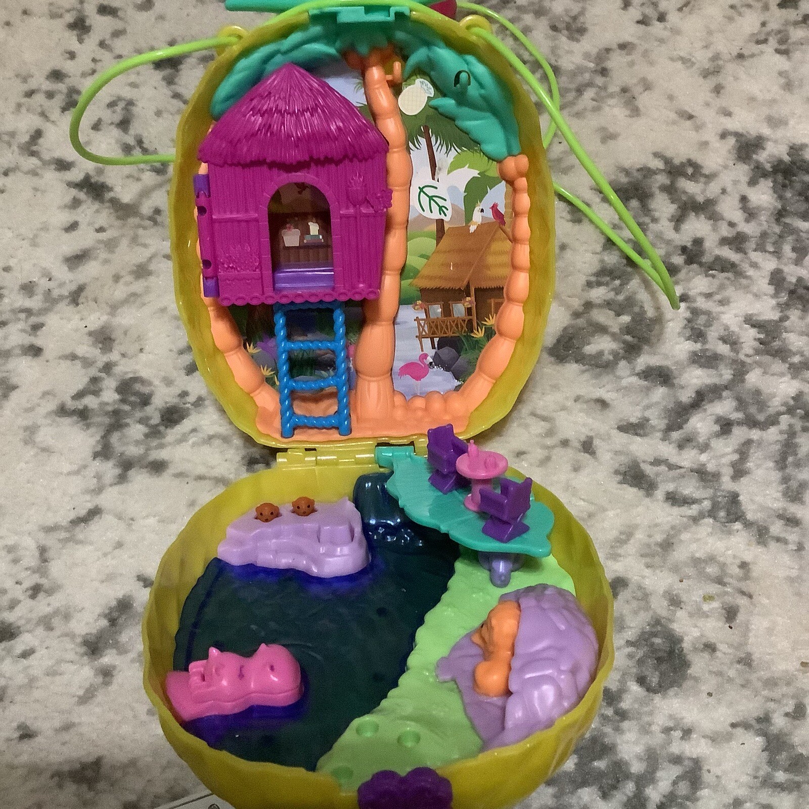 Polly Pocket Tropicool Pineapple Wearable Purse Compact NO POLLY NO ...