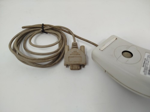Vintage Microsoft 2.0A 2-Button Wired Serial Mouse with Track Ball- 9 ...