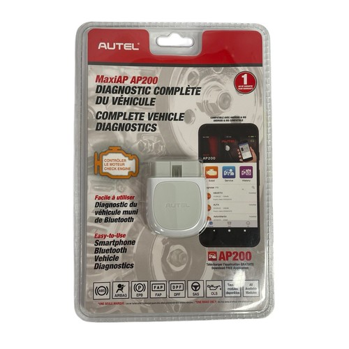 Autel AP200 MaxiAP OBD2 Diagnostic Scan Tool Code Reader w/ Mobile ...