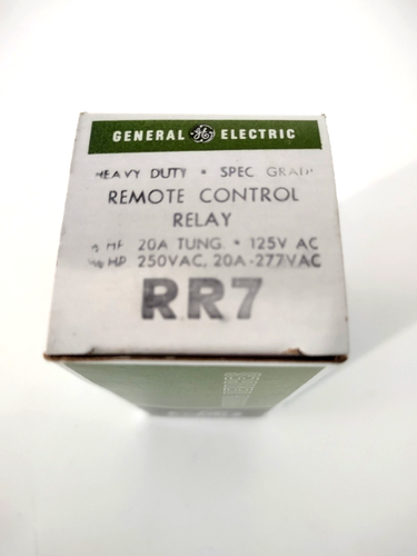 General Electric GE RR7 Remote Control Relay Switch 21-30V AC Made in ...
