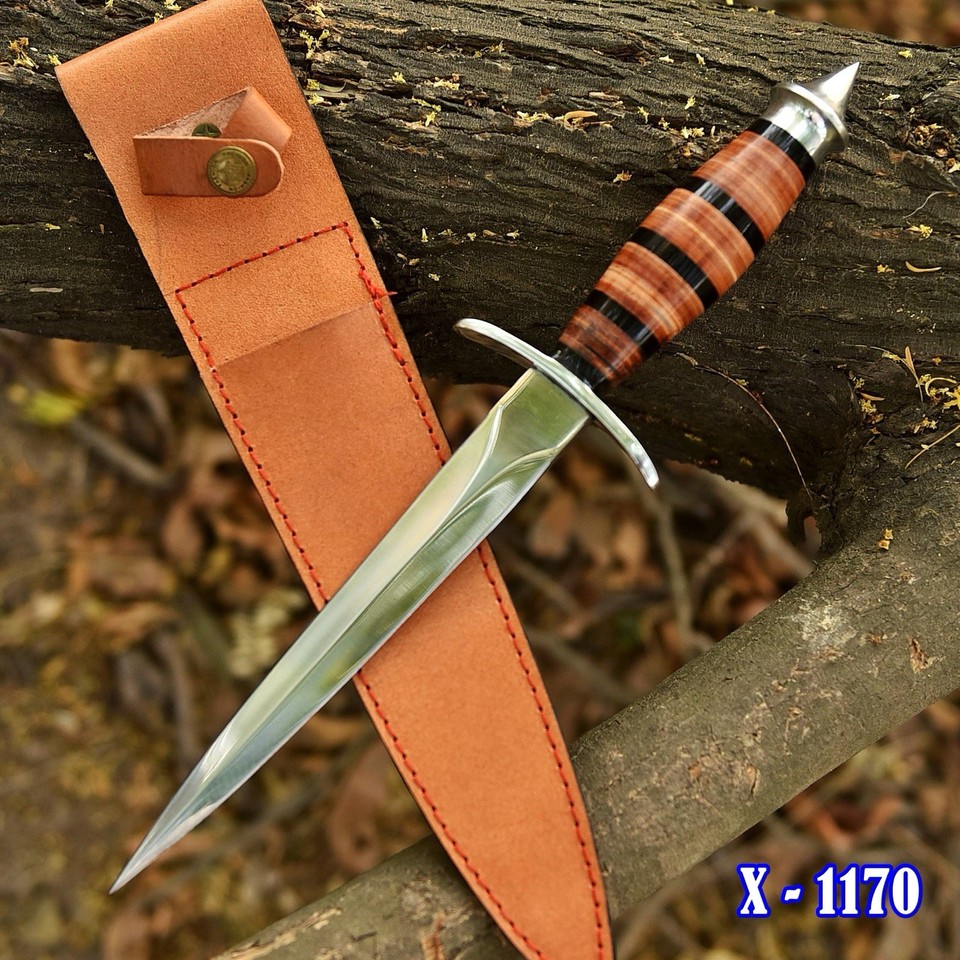 Handmade V-42 Dagger US Special Forces WWII Dagger Knife Double Edge ...