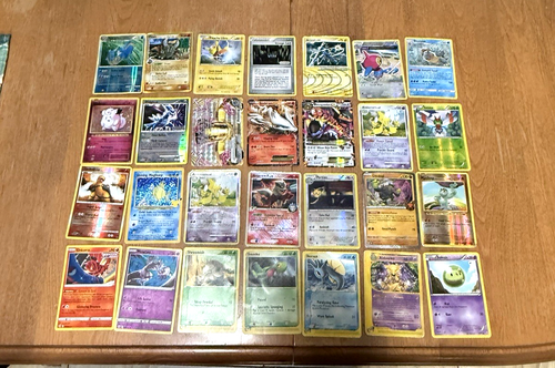 Pokémon Cards **DAMAGED** Lot of 28 cards (Includes Holos and Reverse ...