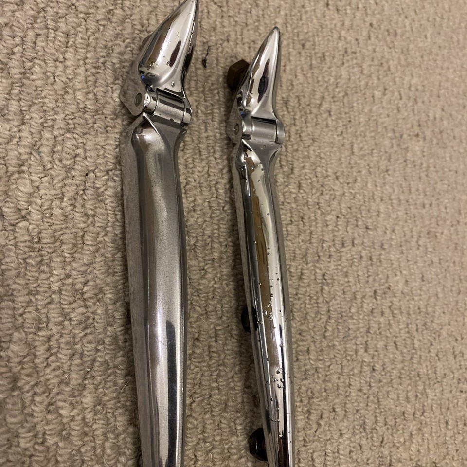 MORRIS MINOR 1000 CHROME BOOT HINGES | eBay UK