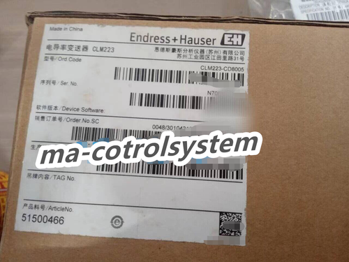 CLM223-CD8005 E+H conductivity transmitter NEW | eBay