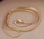 * 18K YELLOW GOLD PLATED SNAKE CHAIN 1mm UNISEX | eBay