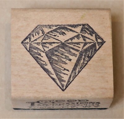GOOD IMPRESSIONS RUBBER STAMP CUT DIAMOND | eBay Australia