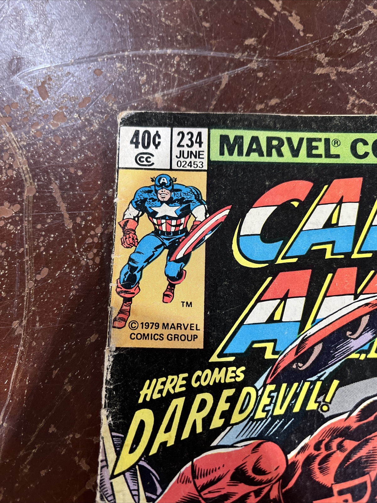 Marvel Comics Captain America #234 June 1979 Sal Buscema Daredevil ...