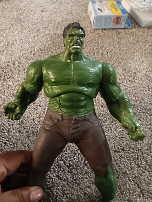 2012 Incredible Hulk 10” Talking Smash Action Figure Marvel Avengers ...