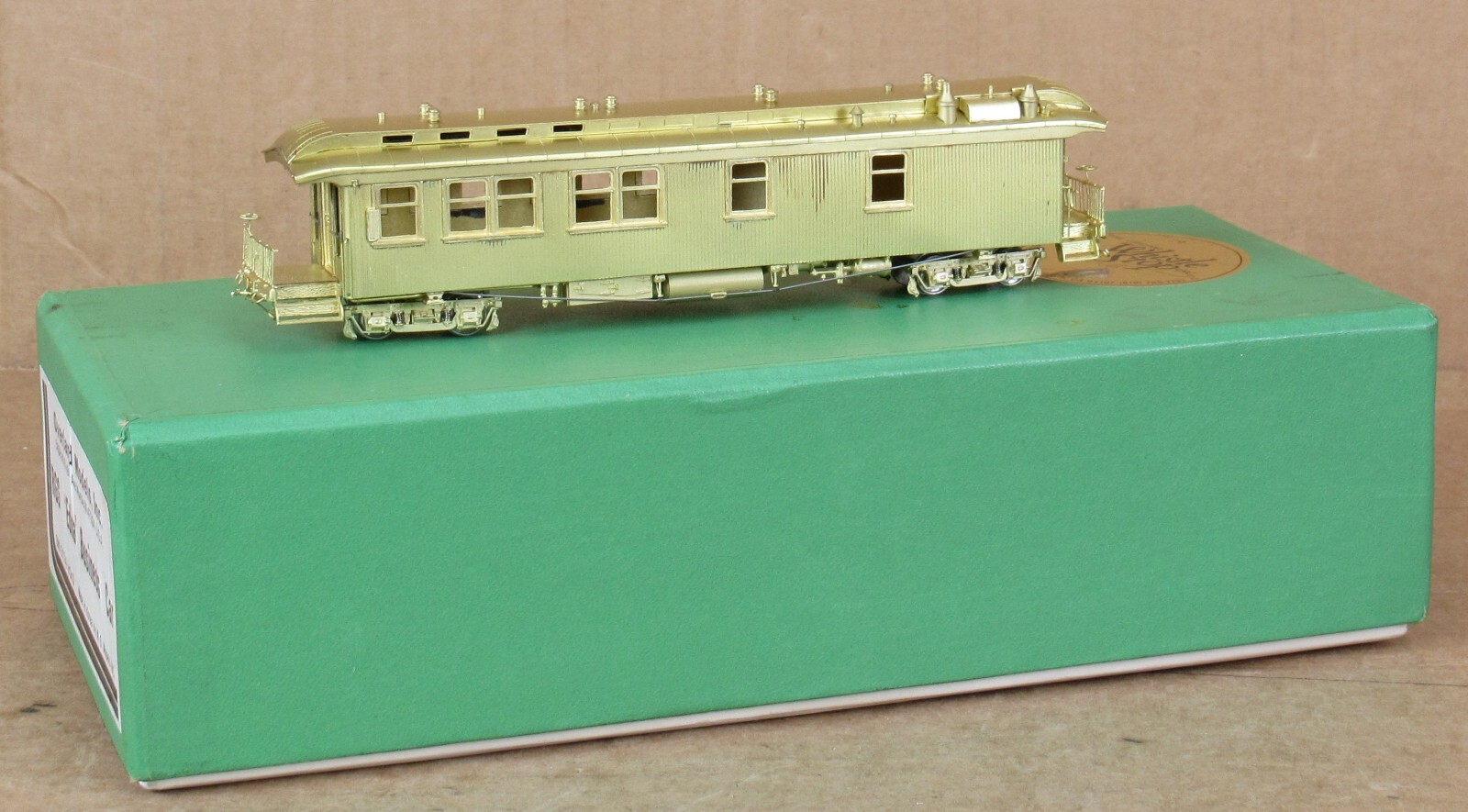 Overland Models OMI-3174 HOn3 RGS "Edna" Business Car *BRASS* HO-Scale ...