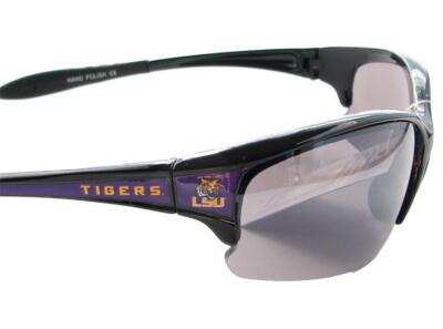 LSU Tigers Louisiana State Black Purple Mens Womens Licensed Sunglasses ...