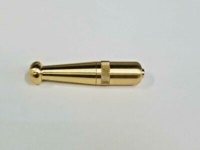 SOLID BRASS BULLET PIPE* MADE IN USA*HIGH QUALITY BULLET*CHILLUM*ONE ...