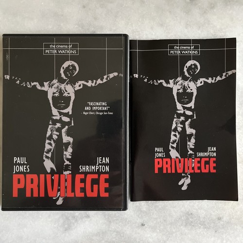 Privilege (DVD, 1967) Cinema Of Peter Watkins, Paul Jones, Jean ...