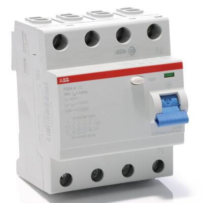 ABB Fehlerstrom-Schutzschalter F204 A-40/0.03 4-polig 40A 30mA Typ A FI ...