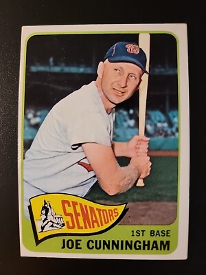 1965 Topps #496 Joe Cunningham Washington Senators | eBay