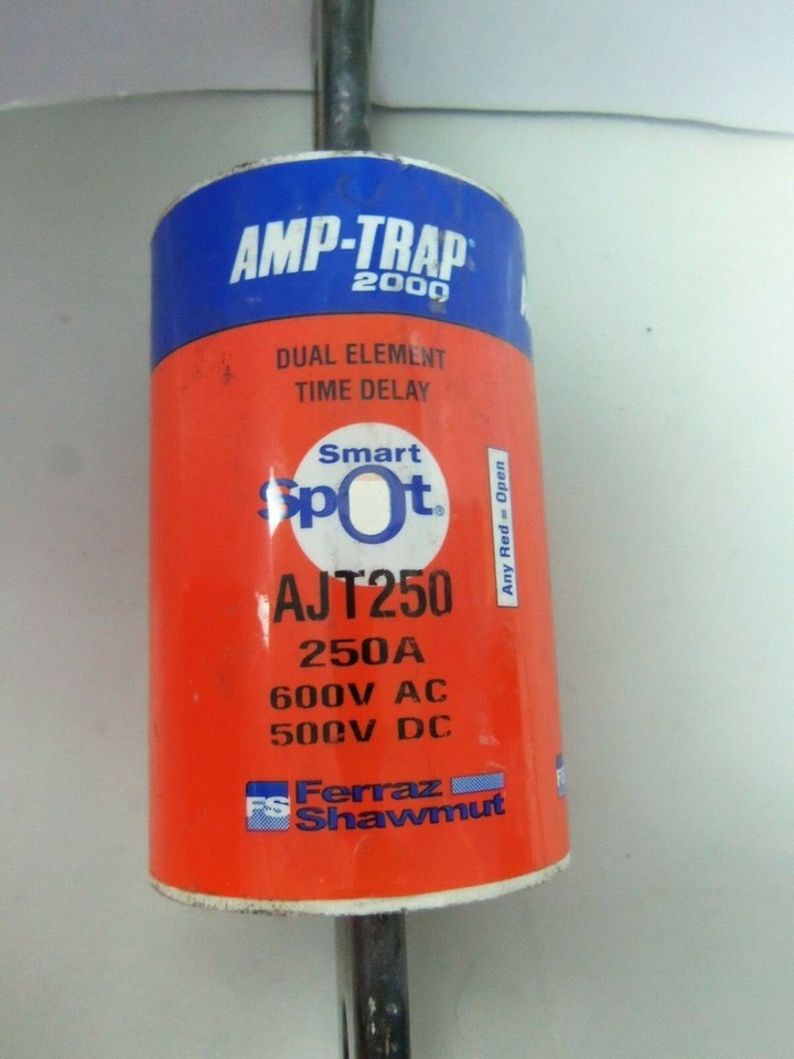 Nice Ferraz Shawmut AJT250 250 Amp Fuse SMART SPOT LPJ-250SP Class J ...
