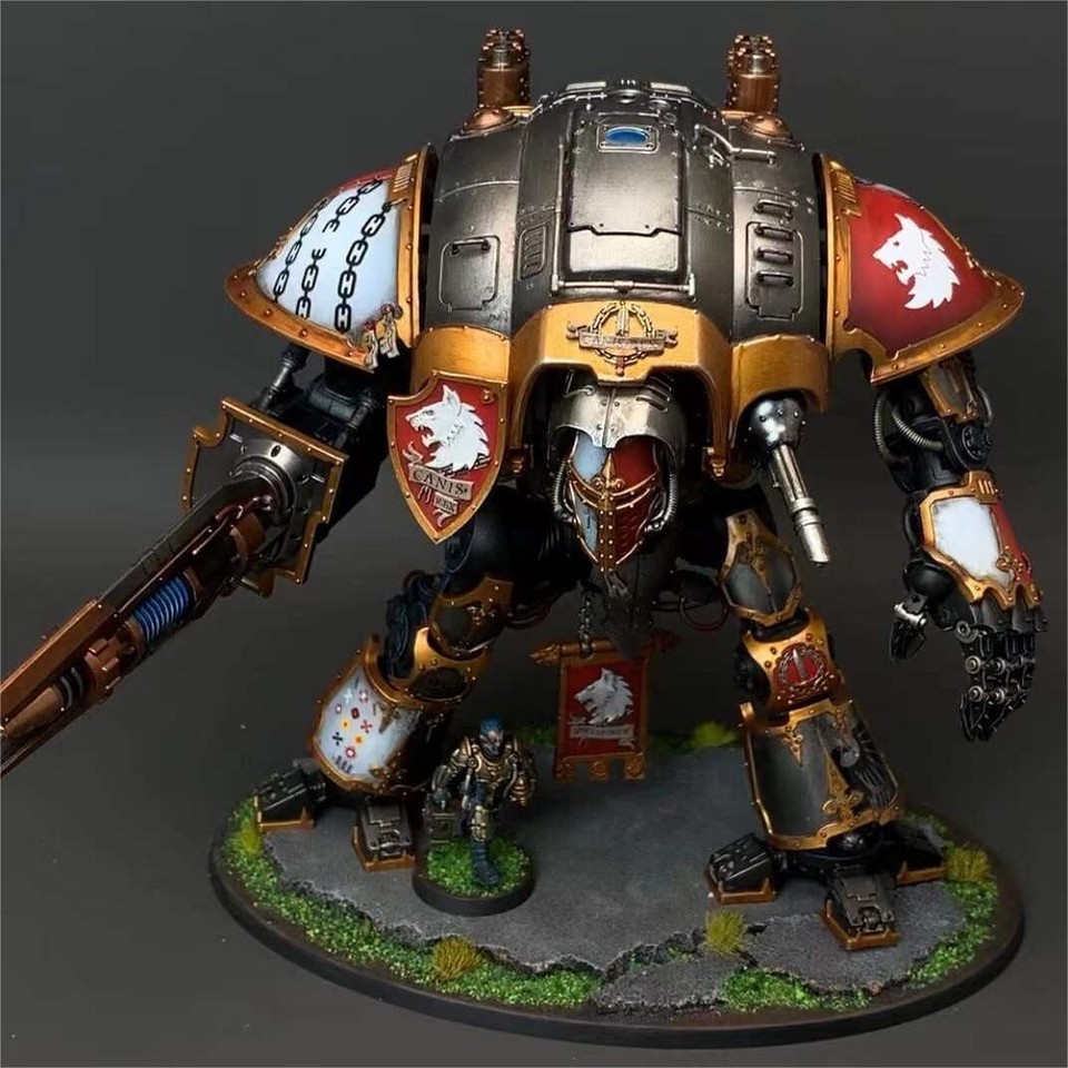 Warhammer 40K Knight Preceptor Imperial Knights Presale Painted Gallery ...
