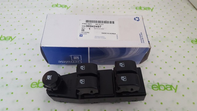 OEM 13-15 Chevy Spark Front Left Window Control Switch 96942497 for ...
