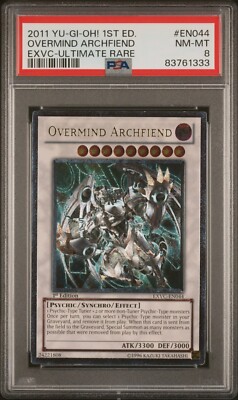 YuGiOh! Overmind Archfiend, 2011, Ultimate Rare, EXVC-EN044, 1st Ed ...