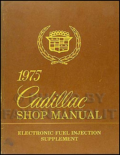 1975 Cadillac Injection Carburant Atelier Manuel 75 Eldorado Deville ...