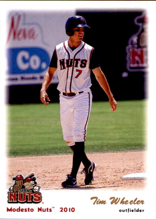 2010 Modesto Nuts Grandstand #29 Tim Wheeler Sacramento California ...