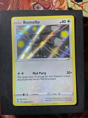 Holo Bunnelby SV097/SV122 Shiny Holo Rare Shining Fates Pokemon TCG | eBay