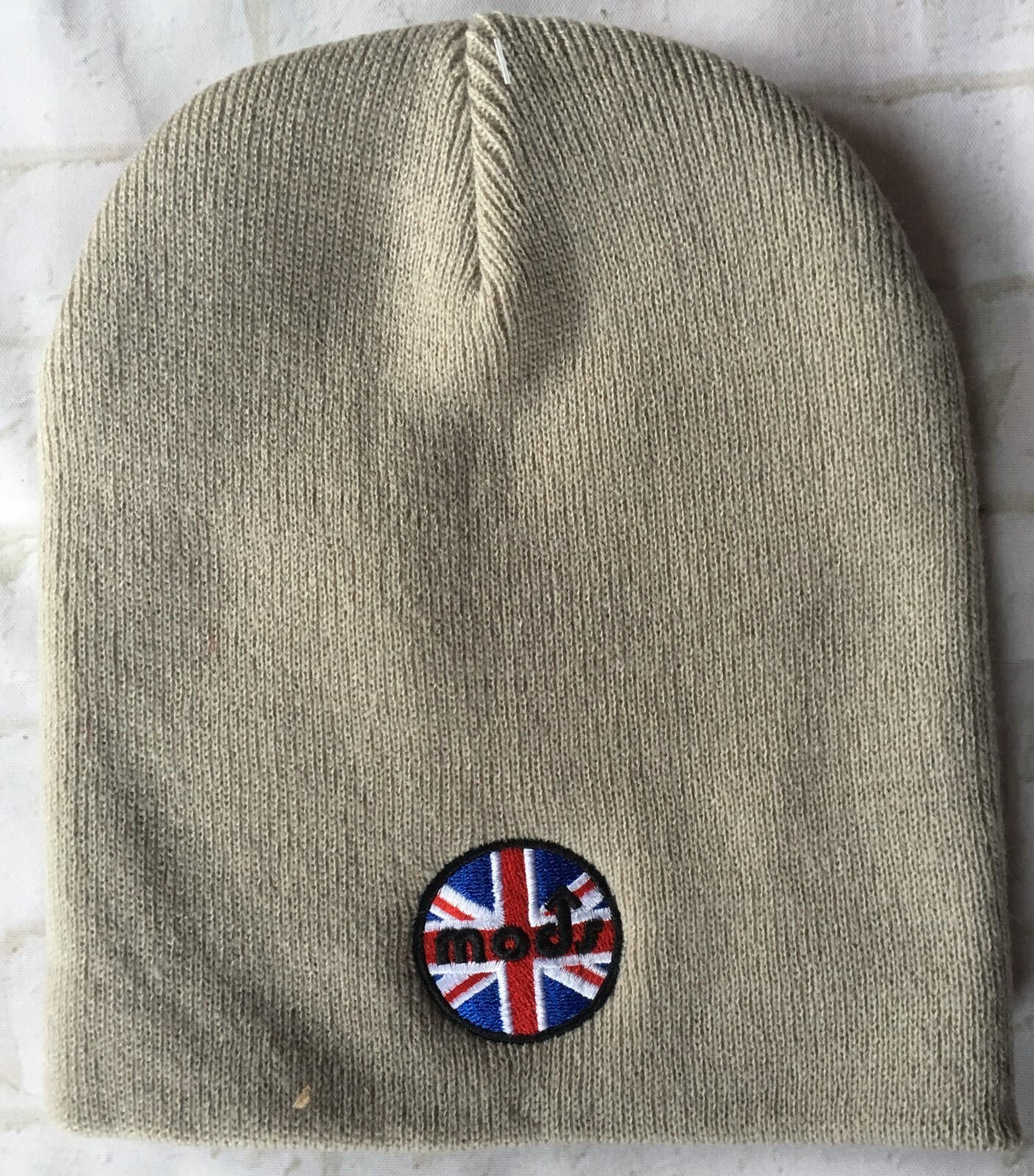 MODS UNION JACK TARGET MOD NORTHERN SOUL KTF BEANIE HAT EMBROIDERED NOT ...
