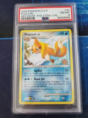 Pokemon Floatzel 37/106 Countdown Advent Calendar Snowflake Stamp Promo ...