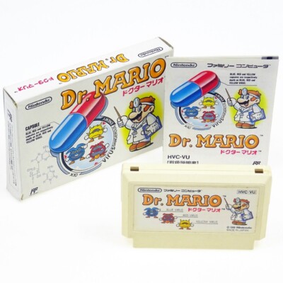 Dr. MARIO Nintendo FC Japan Import Famicom NES NTSC-J Non-Clear Tray ...