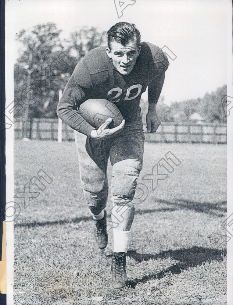 1934 Northwestern University Wildcats Fullback Steve Toth Press Photo ...