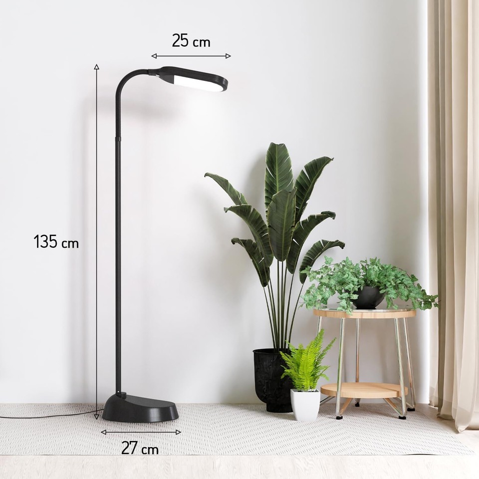 Daylight LED Floor Lamp Modern Free Standing Reading Light for Living ...