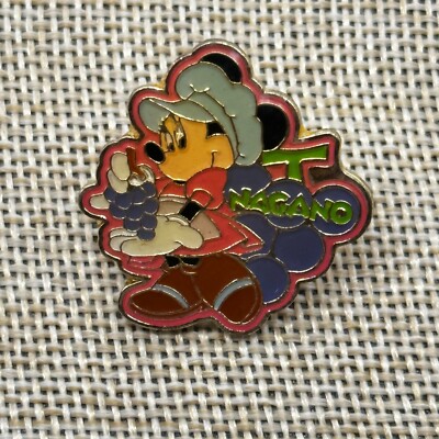 Disney On Tour JAPAN Pin Local LE NAGANO Glape Minnie Fruits Picking | eBay