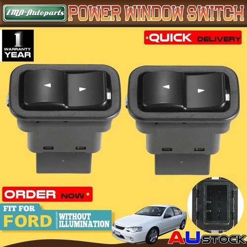2x Single Power Window Switches for Ford Falcon BA BF 2002-2008 w/o ...