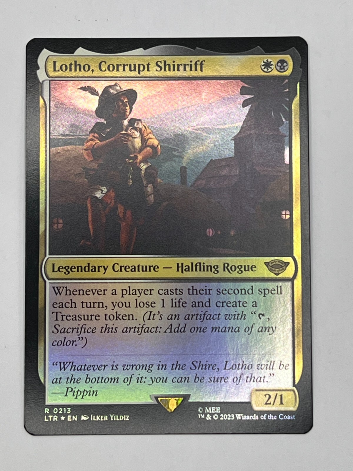 Lotho, Corrupt Shirriff 213 FOIL The Lord of the Rings: MTG NM | eBay