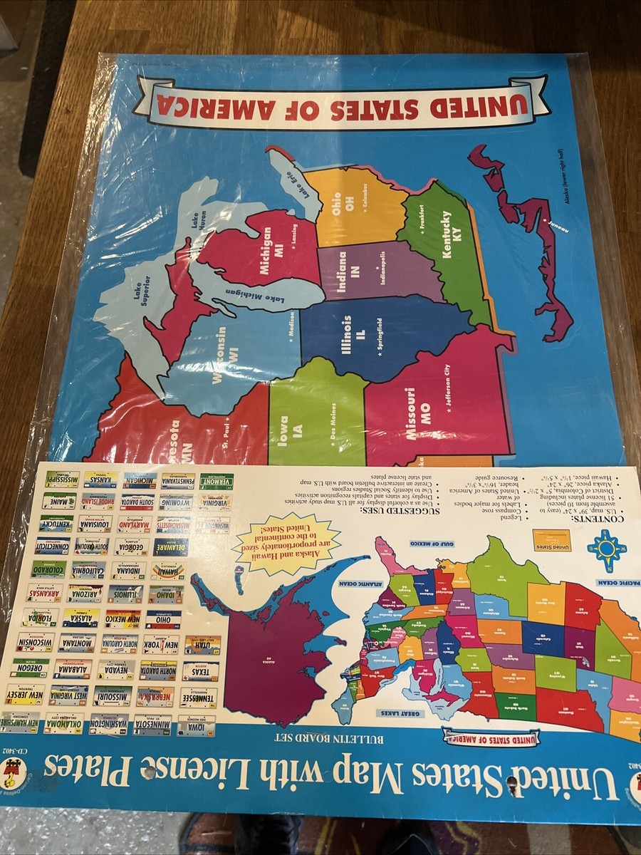 Usa Map Bulletin Board Cork Board Map Collection | Corkboard.com