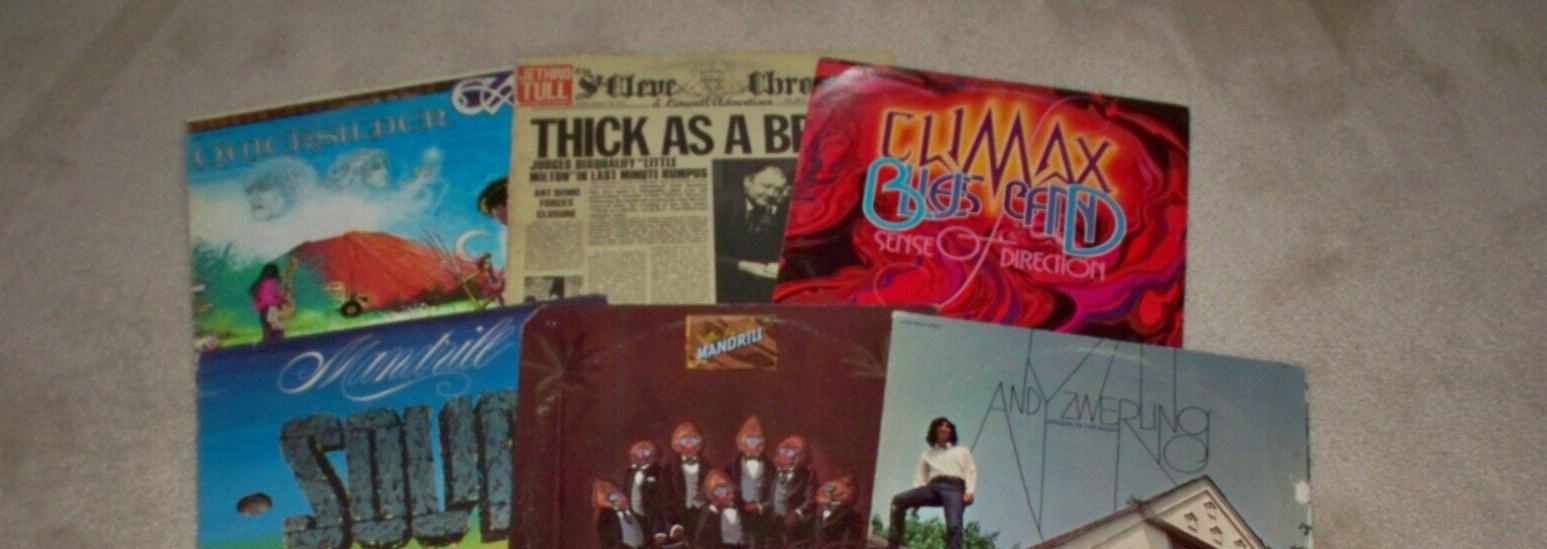 1970s LPs Jethro Tull /Mandrill/Quicksilver Messenger Service/Climax ...