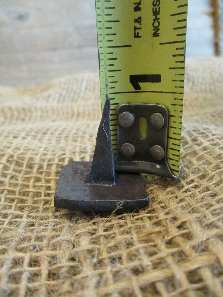 15 DECORATIVE NAILS DENTED CLAVOS HAND FORGED METAL TACKS 1" BLACK ...