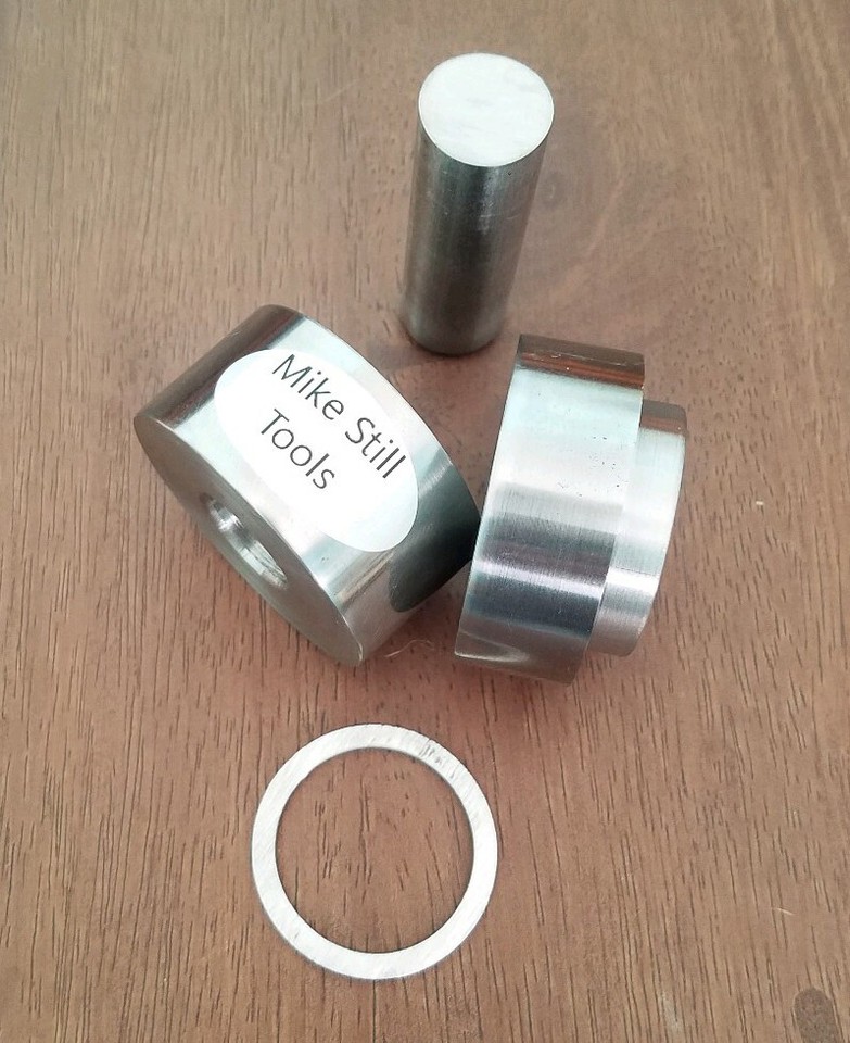 3/4" Coin Ring Making Tools Center Punch Set for Silver Dollars, Half ...