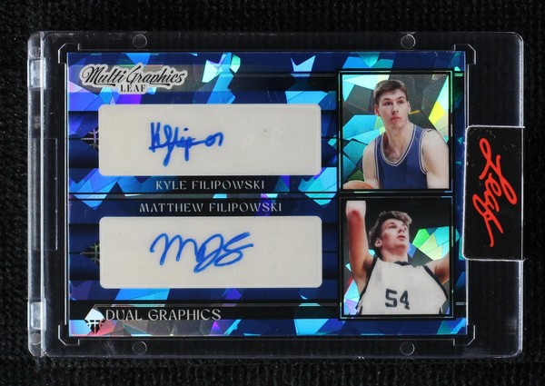 2022-23 Leaf MultiGraphics - Dual Graphics Autographs Blue Crystals #DG ...