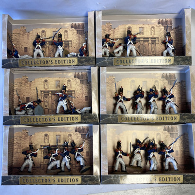 Paragon Scenics Mexican Infantry Lot, 24pc. in 6 Sets, 60mm Plastic Toy ...