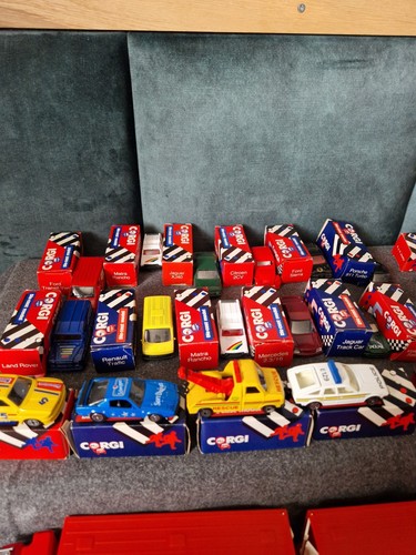 Boxed Corgi Die Cast Models 1985 Job Lot. 22 Cars/trucks And 8 Lorries ...