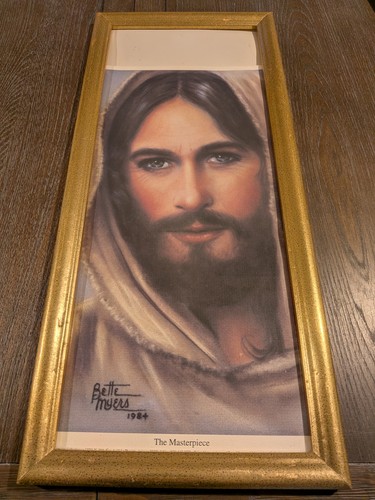 Jesus Christ The Masterpiece 1984 Bette Myers Framed Color Wall Art ...