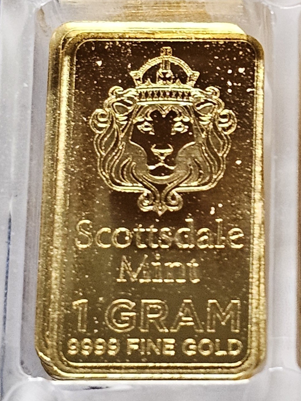 1 Gram Gold Bar by Scottsdale Mint .9999 Gold Bullion "Prepper Gold ...