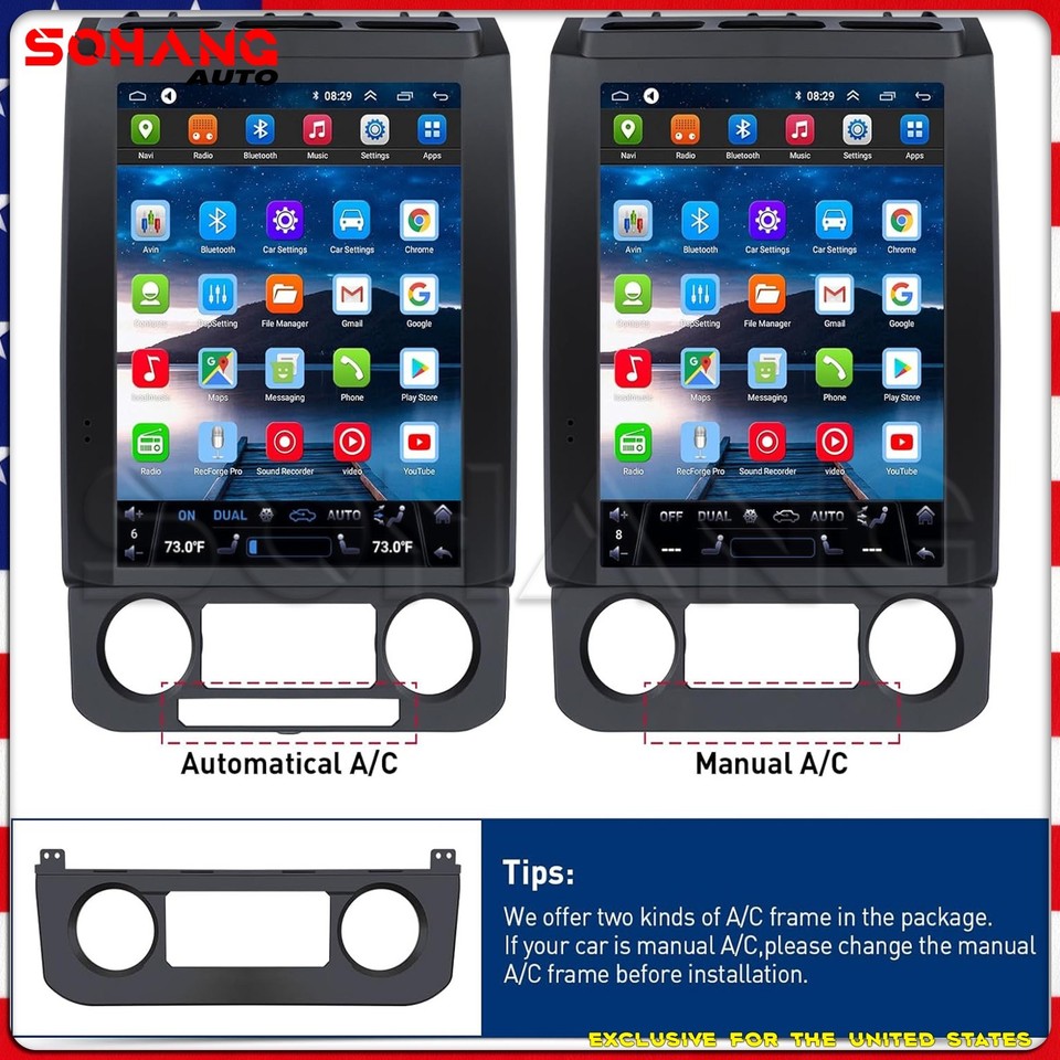 SoHang | Car Radio for Ford F150 2015-2021 Stereo Upgrade 12.1 inch ...